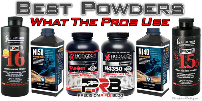 Best Rifle Powder – What The Pros Use - PrecisionRifleBlog.com